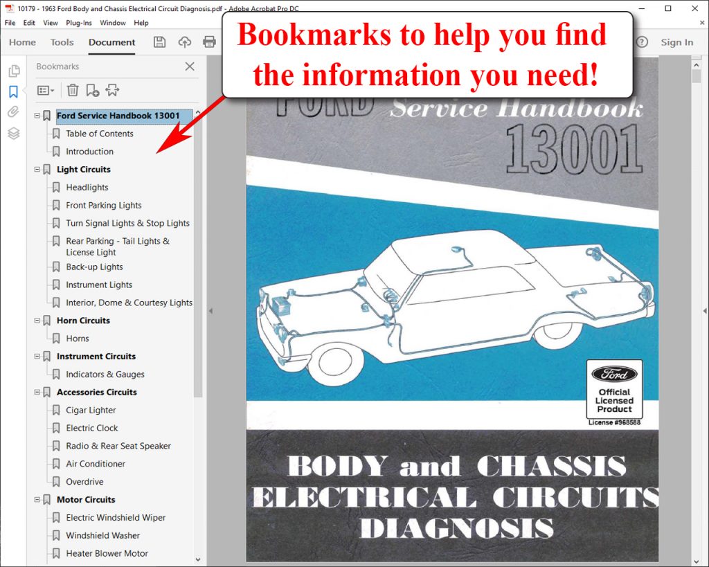 1963 Ford Body and Chassis Electrical Circuit Diagnosis - Fordmanuals.com